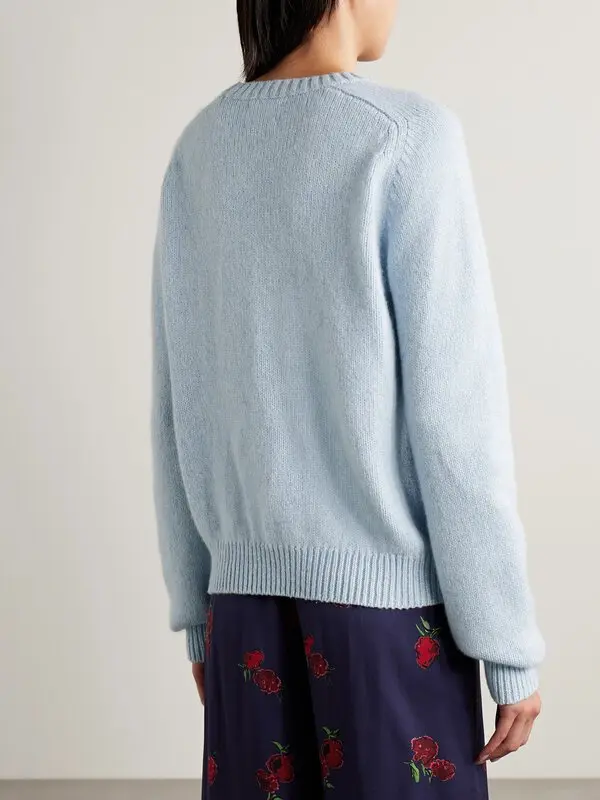Khaite Nera Cashmere Sweater - Blue