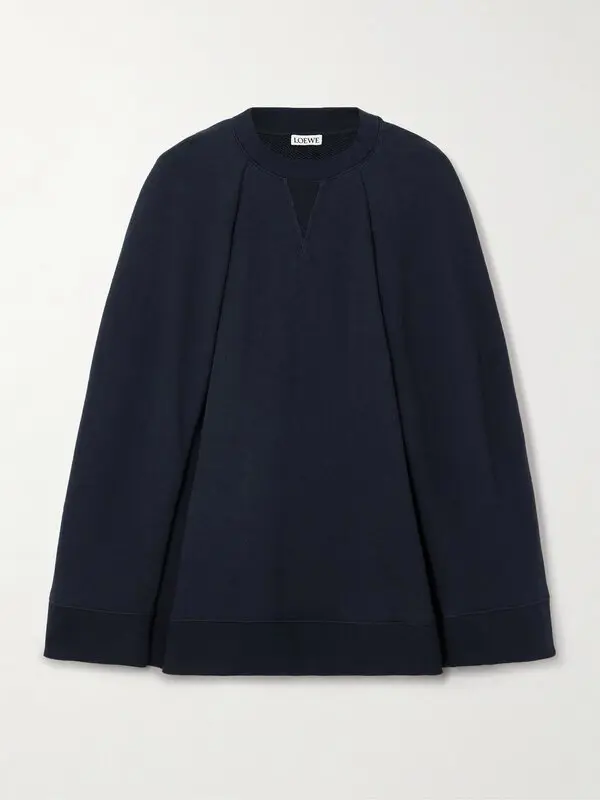 Loewe Cotton And Cashmere-blend Jersey Poncho
