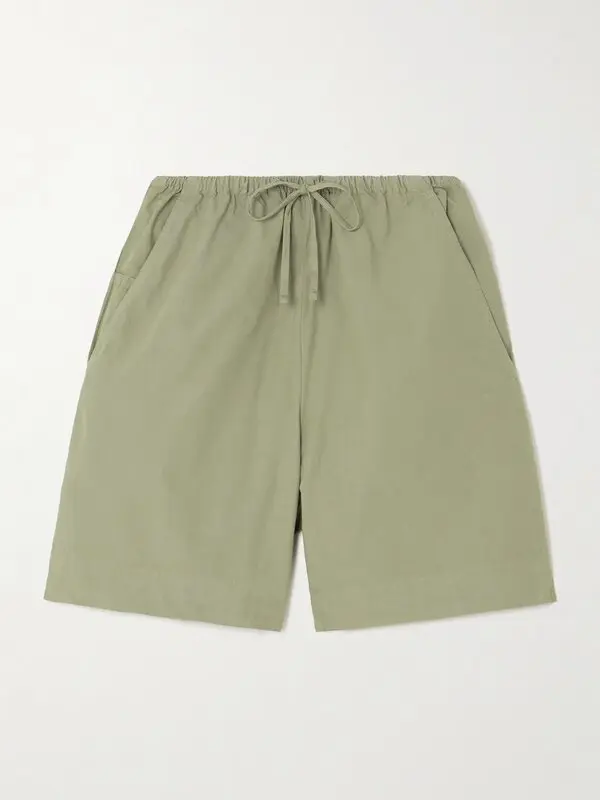 LESET Kyoto Cotton-poplin Shorts