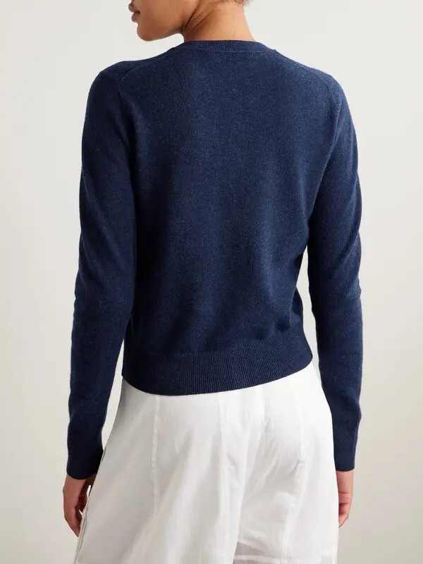 Acne Studios Appliquéd Wool Cardigan - Blue