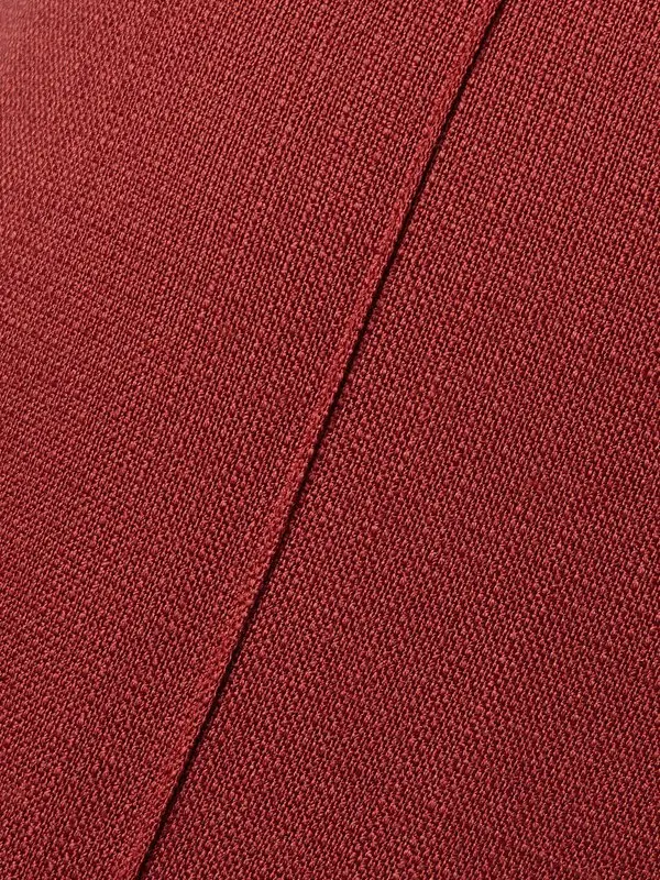 Adam Lippes Wyatt Canvas Straight-leg Pants - Red