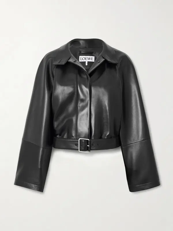 Loewe Leather Biker Jacket