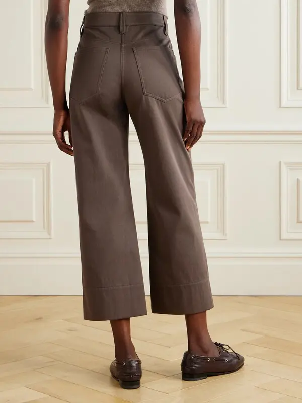 Brunello Cucinelli Cropped Straight-leg Jeans