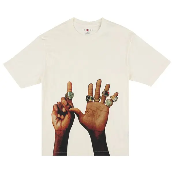 JORDAN Flight Mvp Rings T-shirt - White