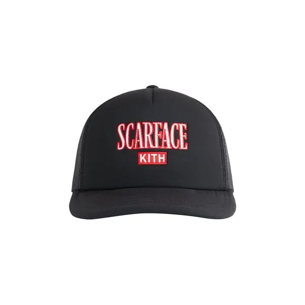 Kith For Scarface Nolan Trucker Hat - Black