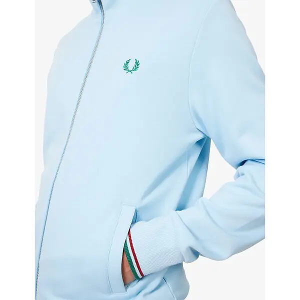 Fred Perry Embroidered Logo Zip-through Jacket