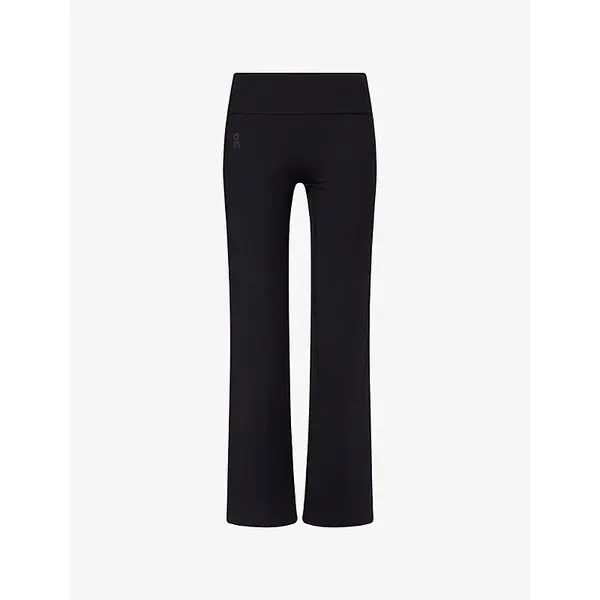 On Studio Flared Performance Leggings - Black