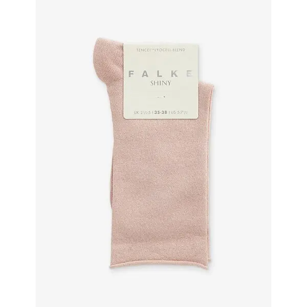 Falke Shiny Knit Calf-length Socks - Blossom