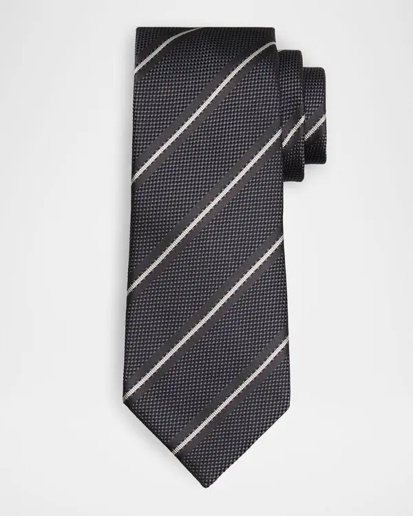TOM FORD Standard Silk Tie - Grey