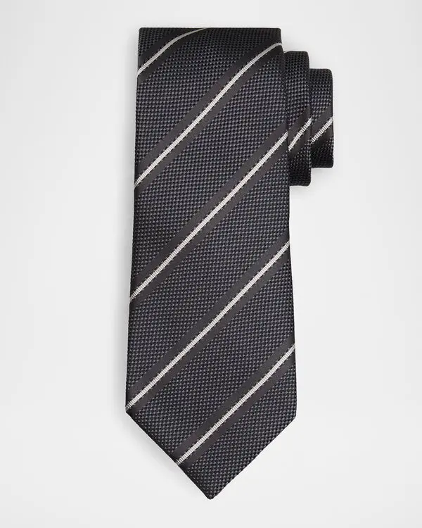 TOM FORD Standard Silk Tie - Grey