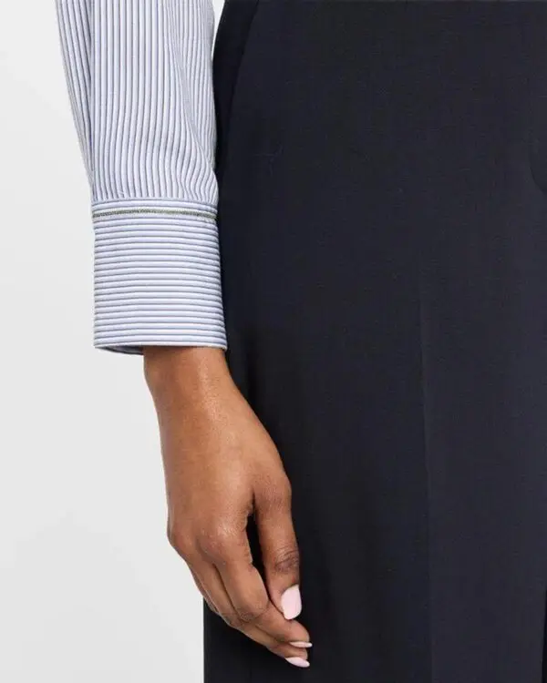 Peserico Wide-leg Side Slit Trousers