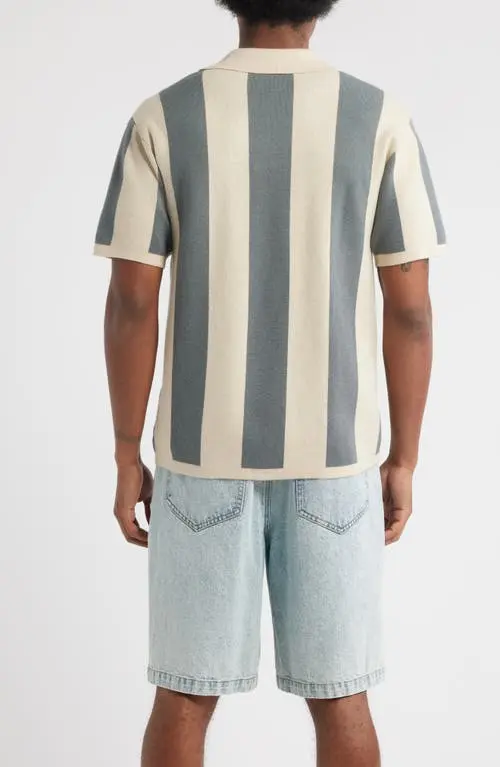 MAVRANS Stripe Knit Soccer Jersey