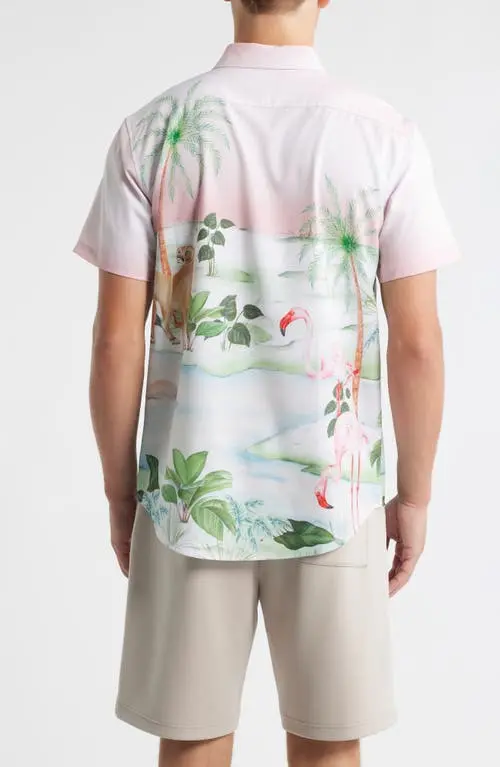 MAVRANS Palm Beach Wallpaper Weekend Button-up Shirt