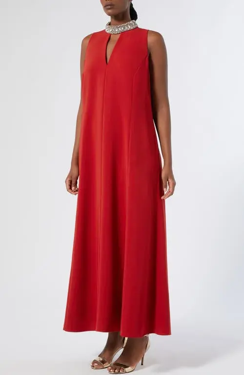 Marina Rinaldi Crystal Detail Swing Dress
