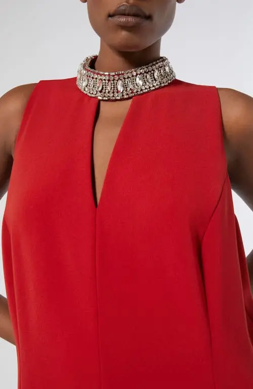 Marina Rinaldi Crystal Detail Swing Dress