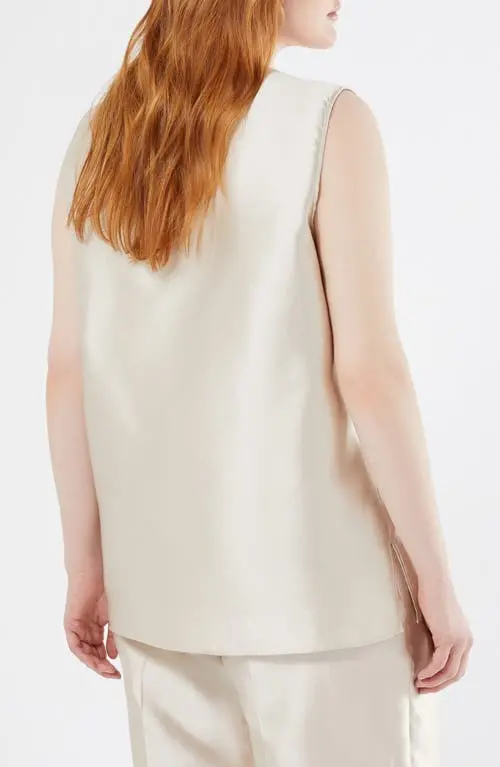 Marina Rinaldi Foggia Sleeveless Shell - Sand