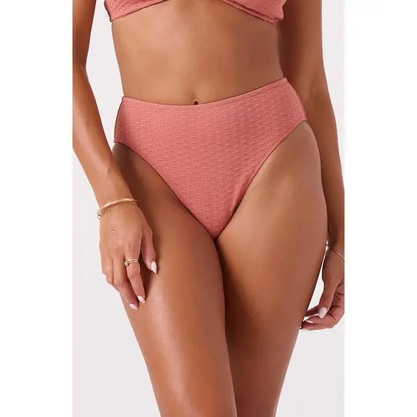 Roxy Haleiwa Hipster Bikini Bottoms - Canyon Rose