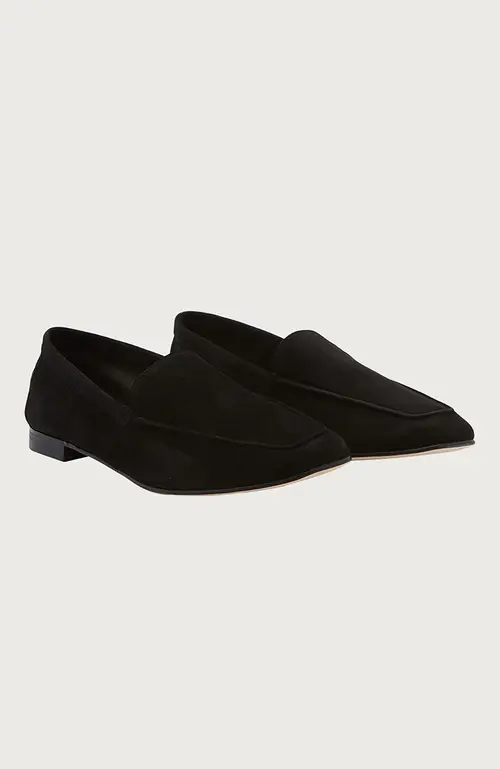 ANDREA CARRANO Mare Moccasins - Black