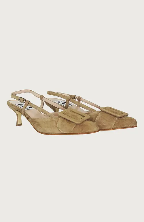 ANDREA CARRANO Mia Slingback Kitten Heel