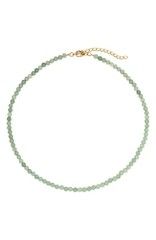 JENNIFER BEHR Ersa Semiprecious Stone Necklace - Aventurine
