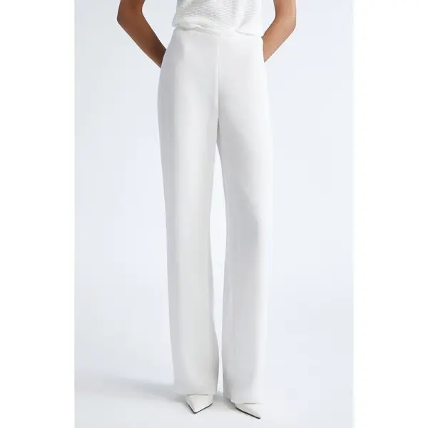 Emporio Armani Tech Waffle Straight Leg Pants