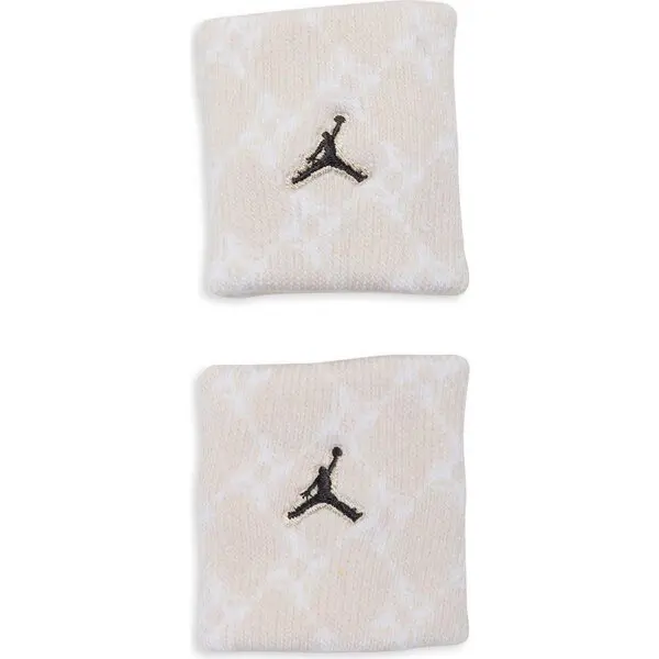 JORDAN Jumpman Terry Wristbands - Light Orewood Brown/sail
