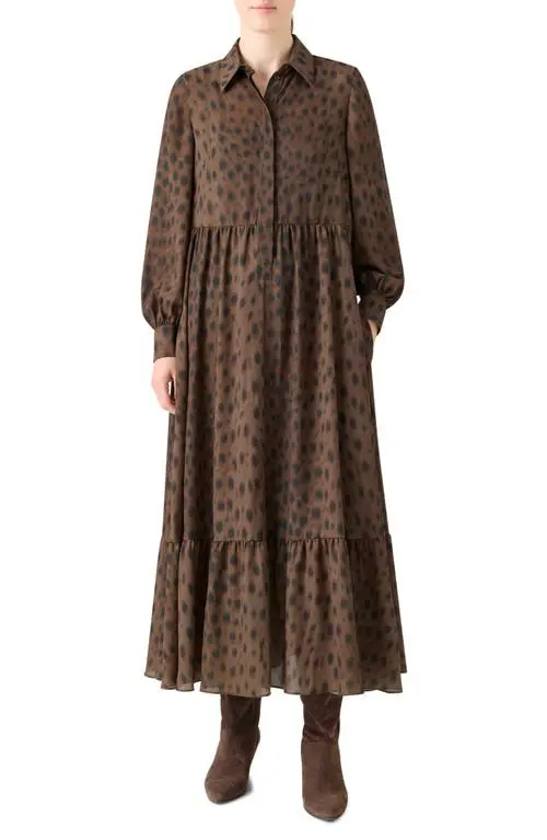 Akris Leopard Print Dress