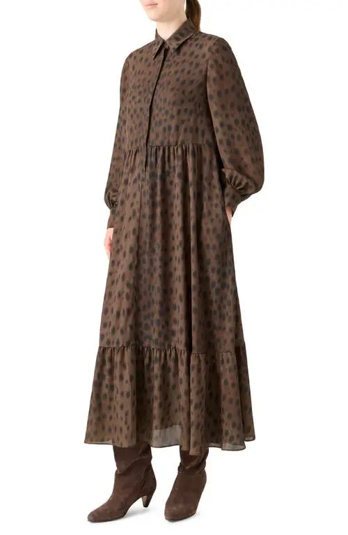 Akris Leopard Print Dress