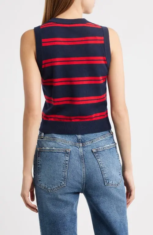 French Connection Padma Stripe Sweater Tank