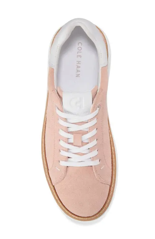 Cole Haan Skyweave Sneaker - Cameo Rose Suede/white