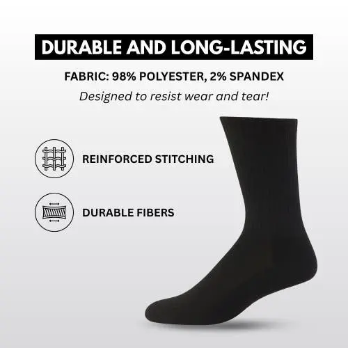True Religion Crew Socks Pack Of Pairs - Black