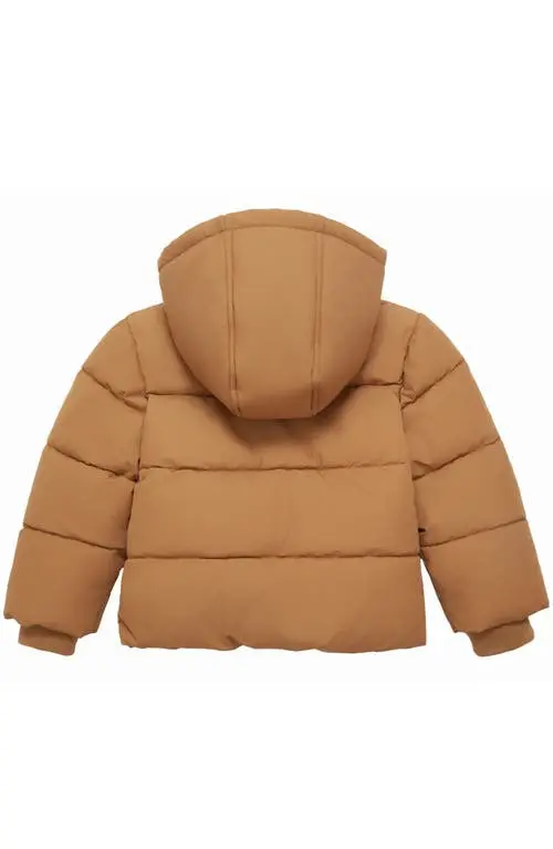 ROKKA&ROLLA Fleece Lined Hooded Jacket - Warm Tan