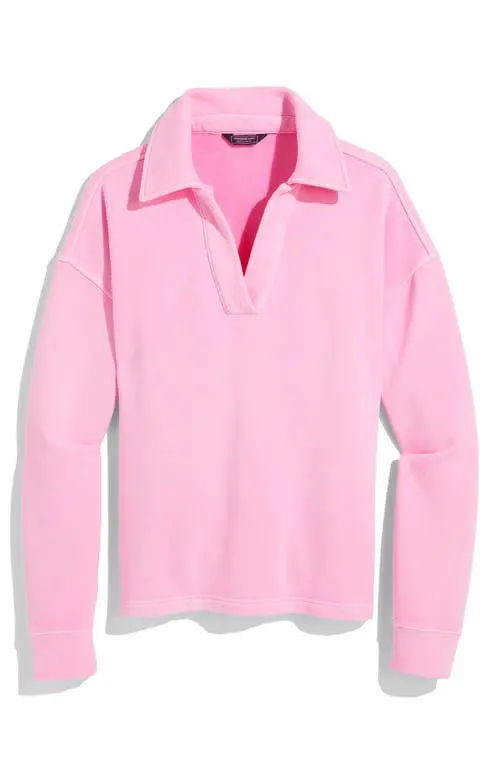 Vineyard Vines Polo Style Sweatshirt - Cotton Candy