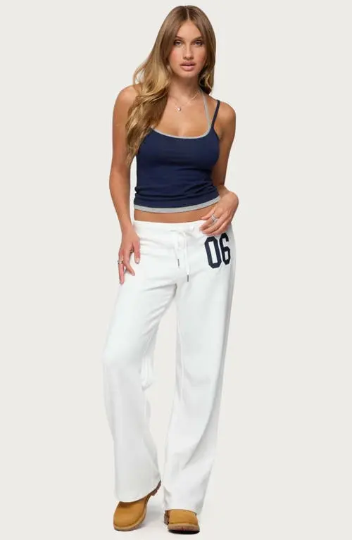 EDIKTED Roya Layered Camisole - Navy