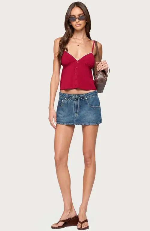 EDIKTED Kellyn Babydoll Camisole