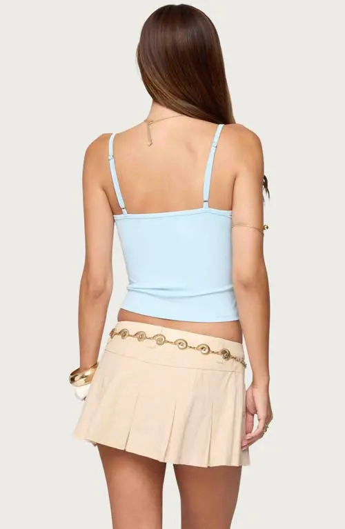 EDIKTED Floral Beaded Camisole