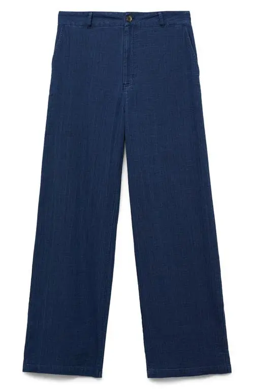 Mango High Waist Wide Leg Jeans