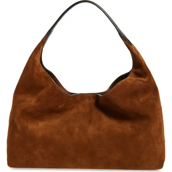 Madewell The Mylie Suede Shoulder Bag - Russet Multi