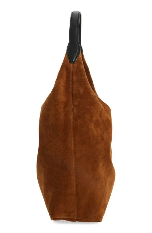 Madewell The Mylie Suede Shoulder Bag - Russet Multi