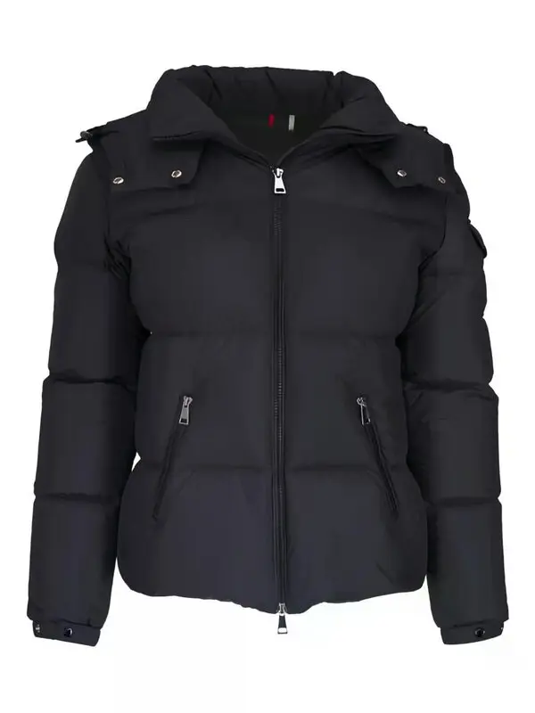 Moncler Fourmines Hooded Quilted Jacket - Black