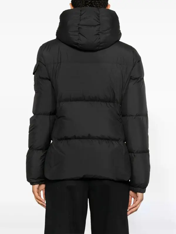 Moncler Fourmines Hooded Quilted Jacket - Black