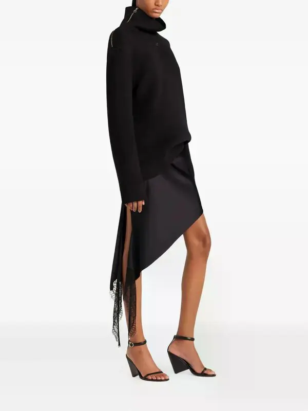 COURREGES Zip-detail Turtleneck Sweater
