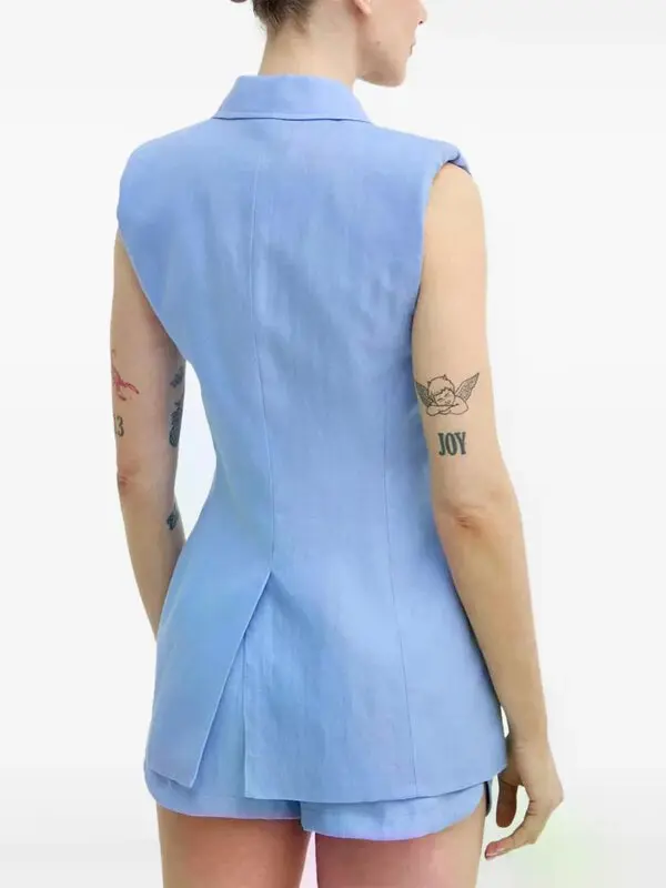 Luisa Spagnoli Double-breasted Sleeveless Top
