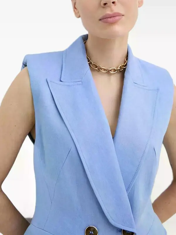 Luisa Spagnoli Double-breasted Sleeveless Top