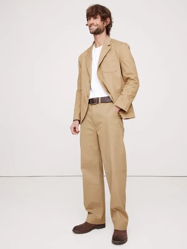 Banana Republic Relaxed Stretch Chino - Khaki Beige