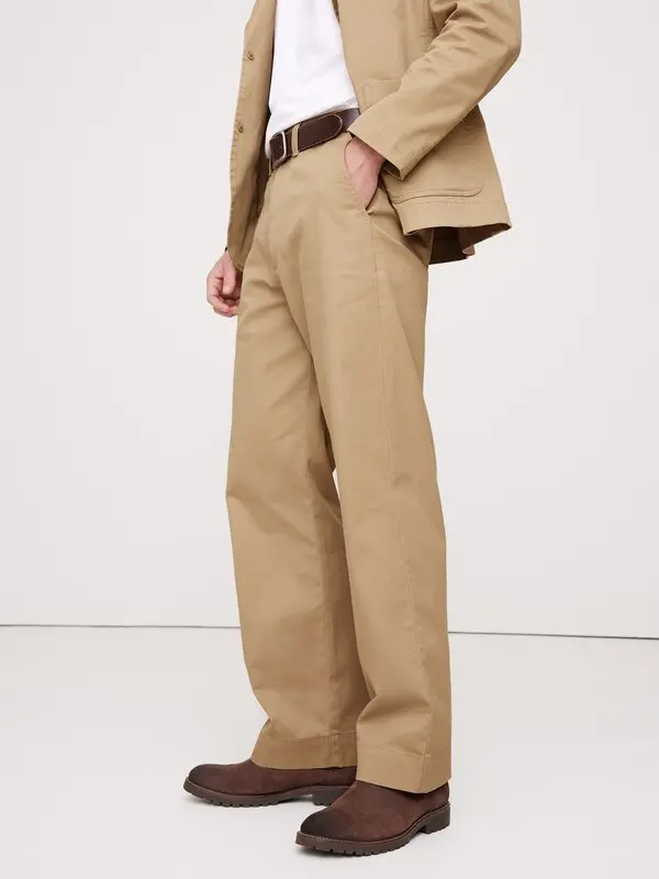 Banana Republic Relaxed Stretch Chino - Khaki Beige