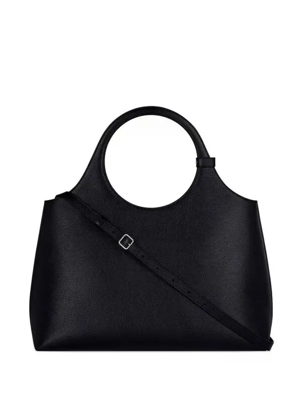 COURREGES Holy Day Leather Shoulder Bag - Black
