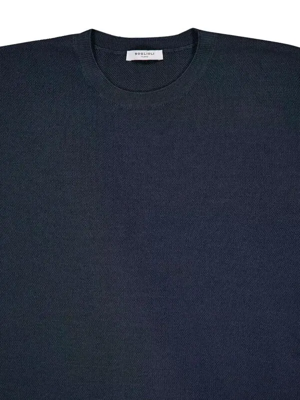 Boglioli Wool Crew-neck Sweater