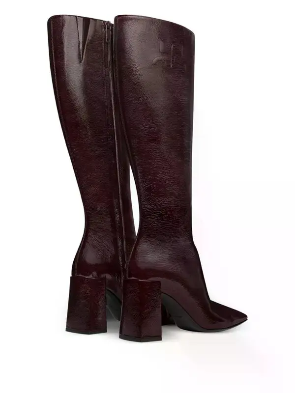 COURREGES 70mm Heritage Block-heel Knee-high Boots