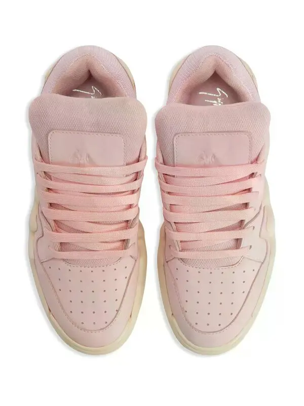 GIUSEPPE ZANOTTI Talon Leather Sneakers - Pink
